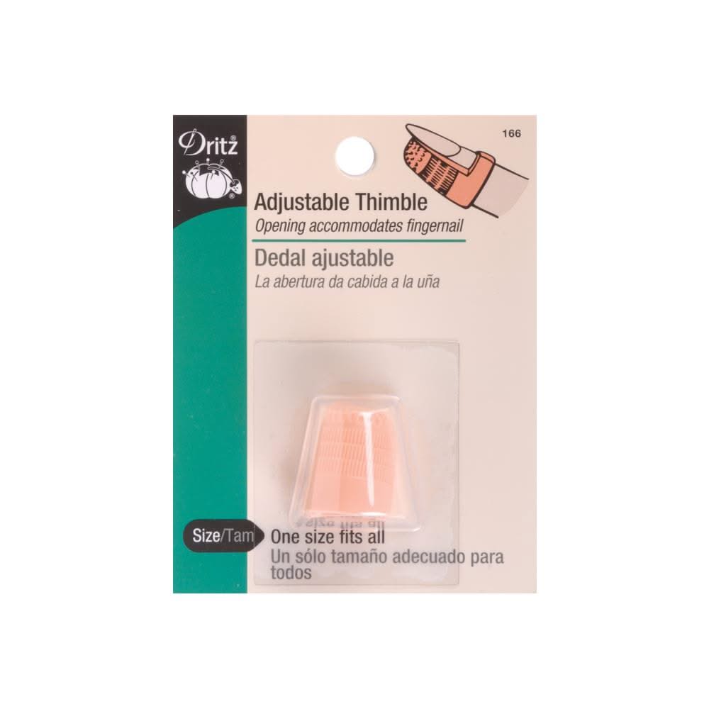 Dritz Adjustable Thimble - One Size Fits All – CraftOnline