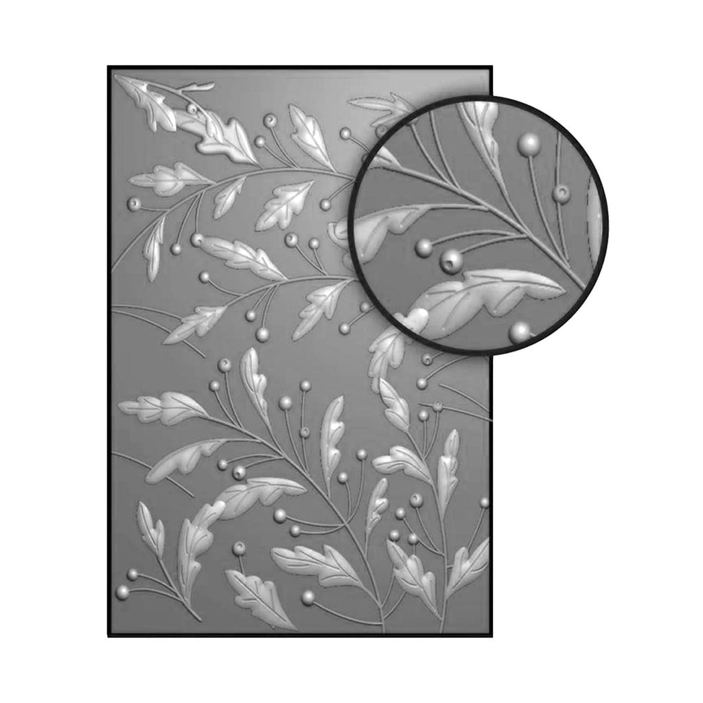 Poppy Crafts 3D Embossing Folder #22 - Wild Berries – CraftOnline