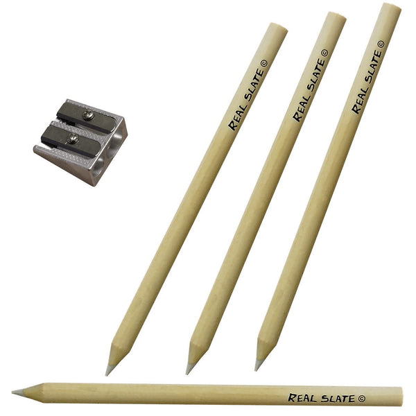 Real Slate Chalk Pencils 5/Pkg - W/Sharpener – CraftOnline