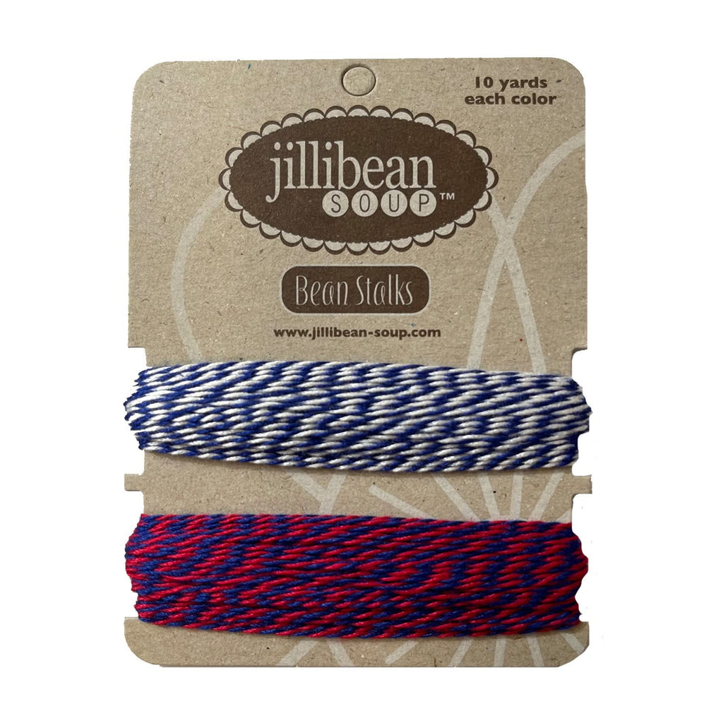 Jillibean-Soup - Bean Stalks - Navy/Red-Navy Twine* – CraftOnline