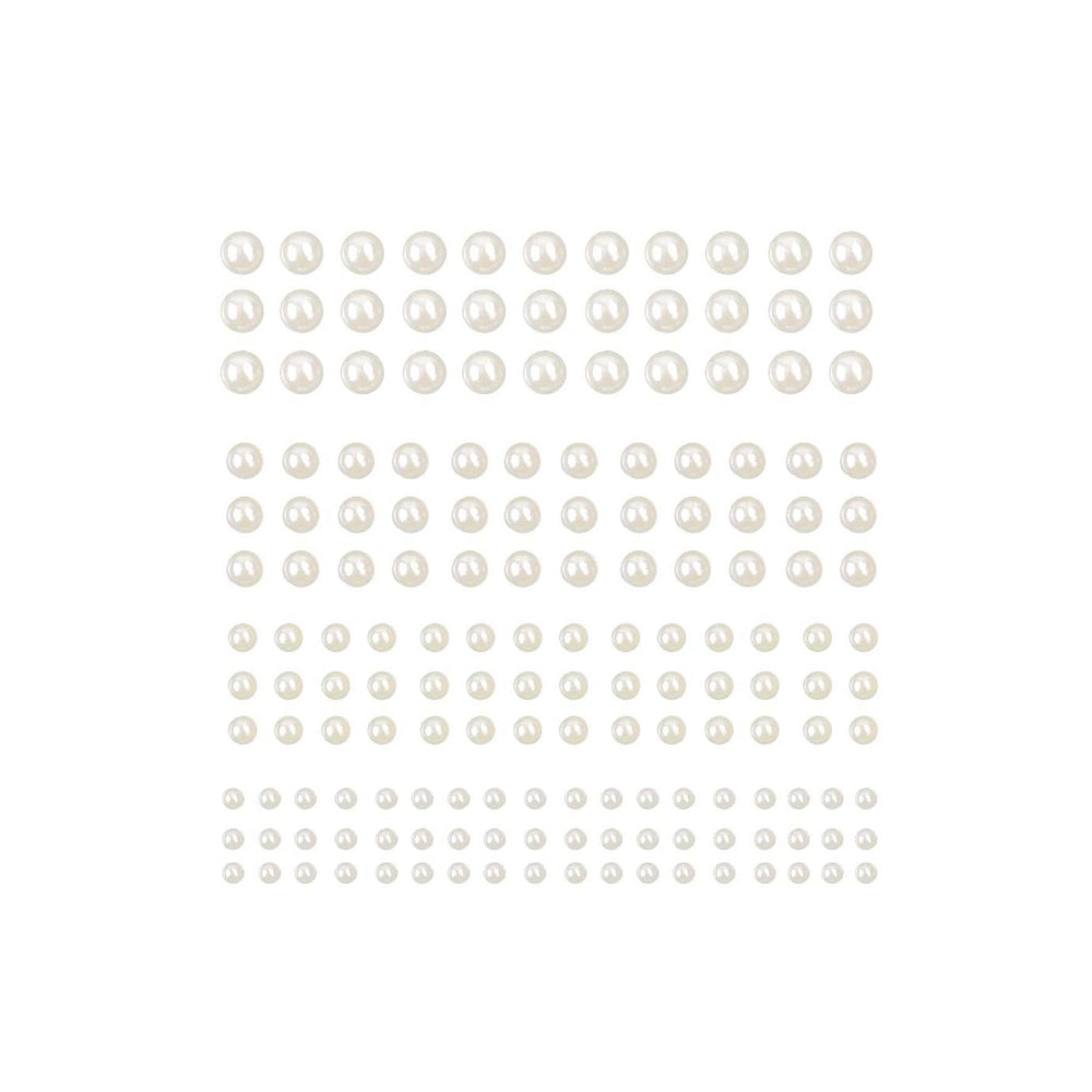 Poppy Crafts Self-Adhesive Pearl Sheet - White – CraftOnline