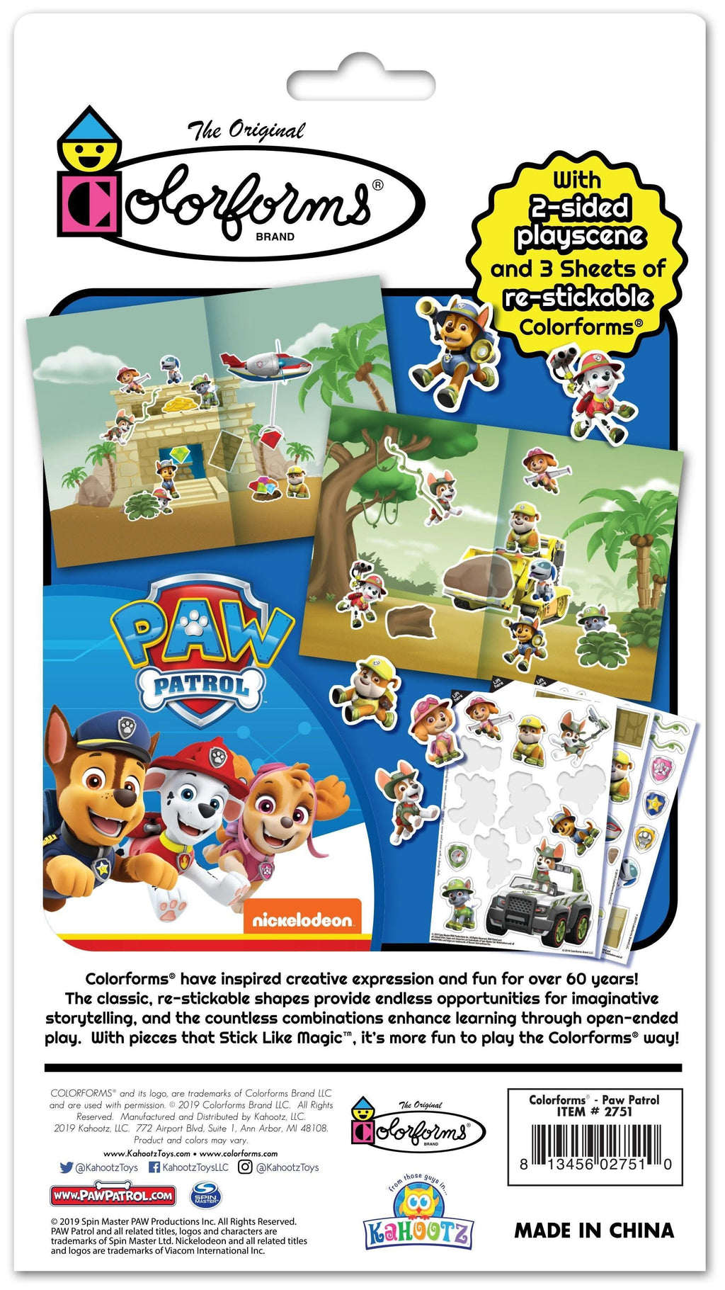 Colorforms® Travel Play Set - Paw Patrol* – CraftOnline