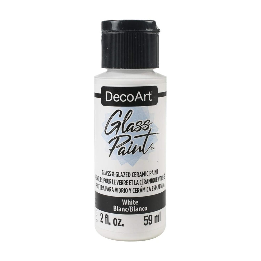 DecoArt Glass Paint 2oz - White – CraftOnline