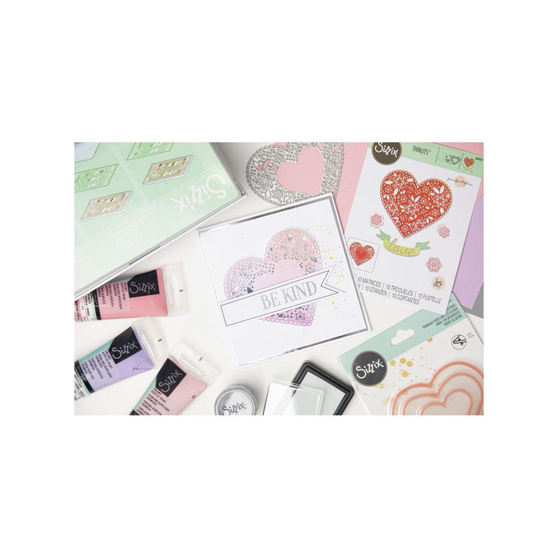 Sizzix Thinlits Dies By Jennifer Ogborn 10 Pack - Doily Heart ...