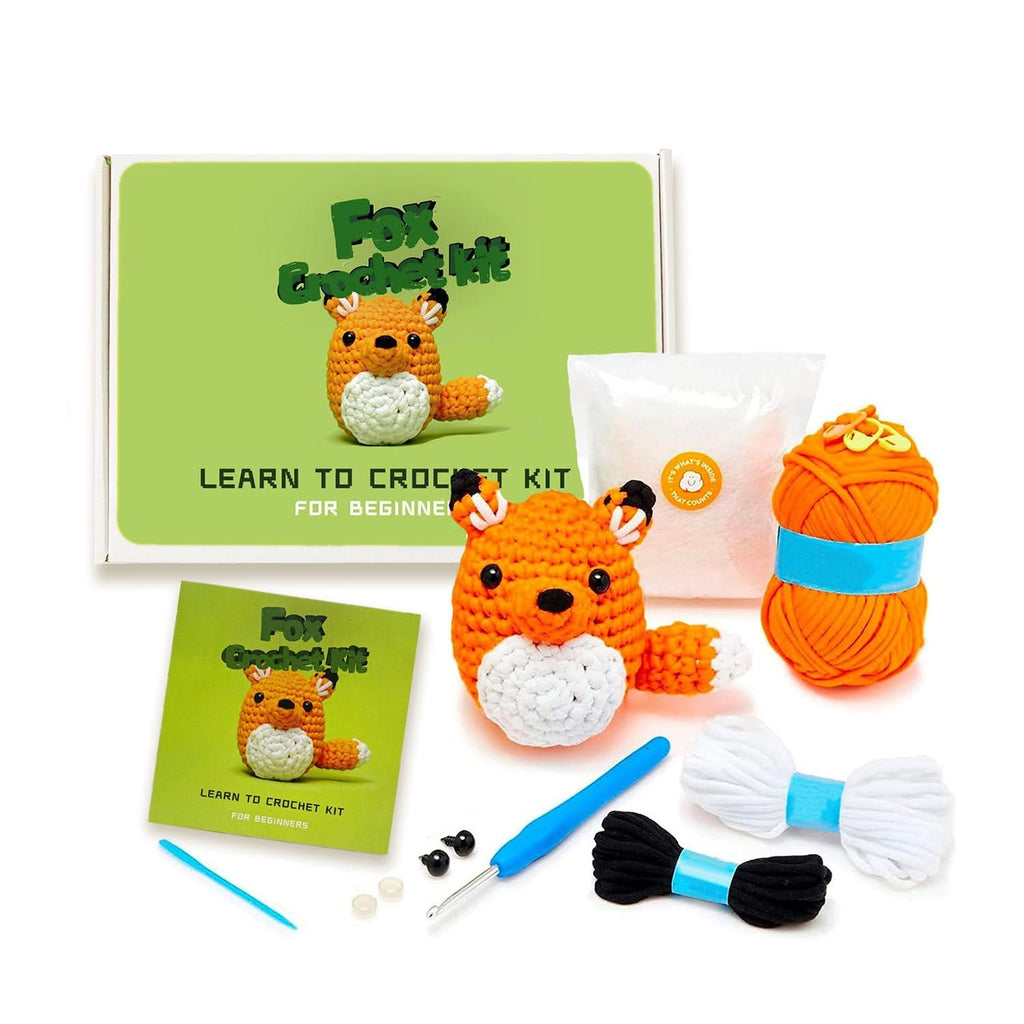 Poppy Crafts Learn to Crochet Kit #6 - Fox* – CraftOnline