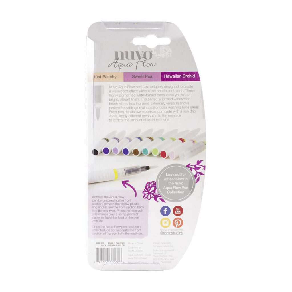 Nuvo Aqua Flow Pens 3 pack - Dream In Color* – CraftOnline