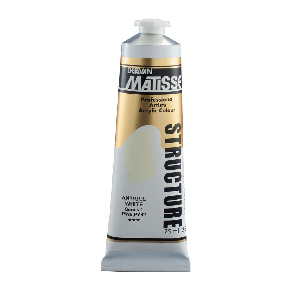 Matisse Structure Paint 75mL - Antique White – CraftOnline
