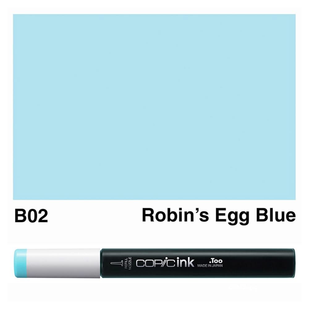 Copic Ink B02 - Robin's Egg Blue 12ml* – CraftOnline