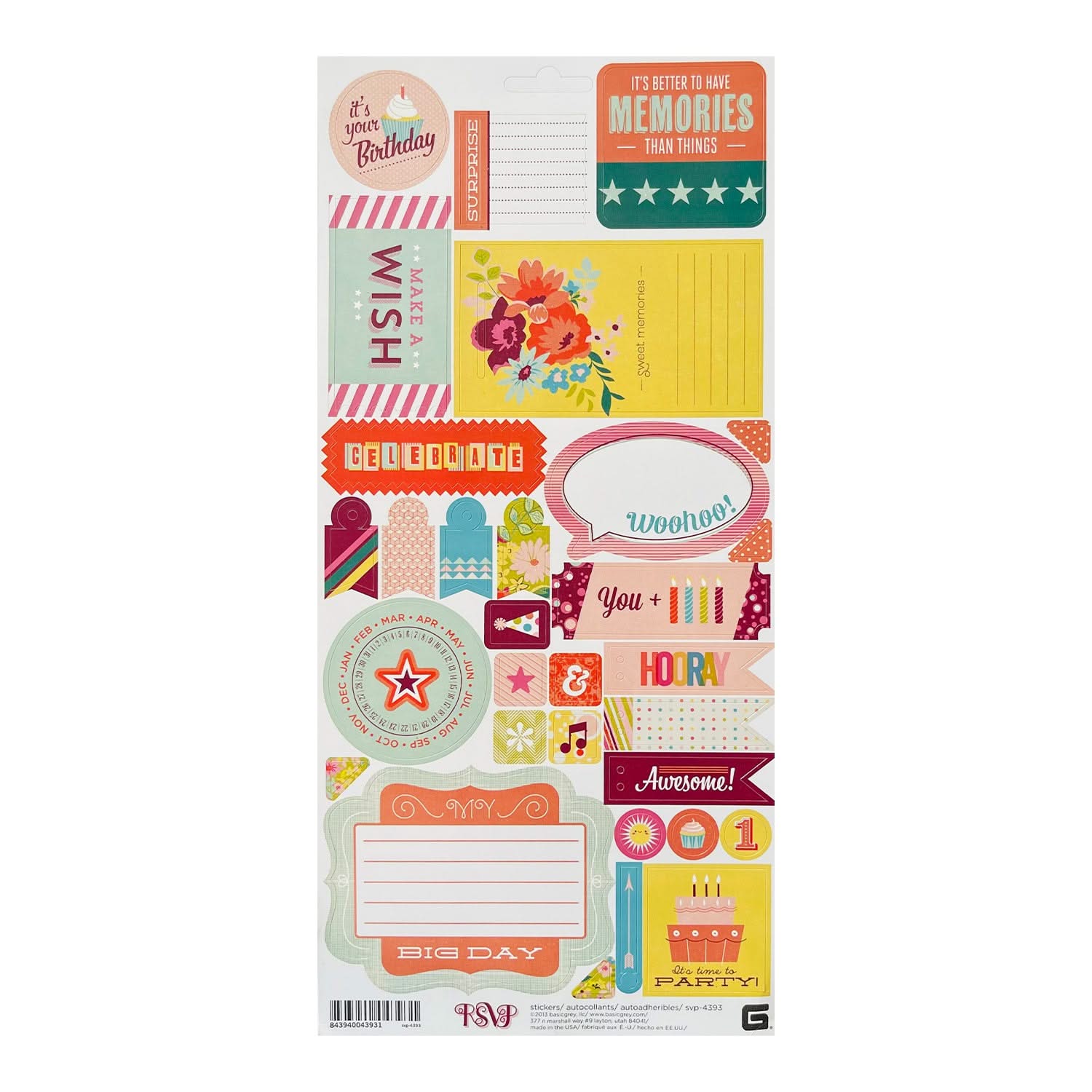 BasicGrey RSVP Vellum Tape Stickers – CraftOnline