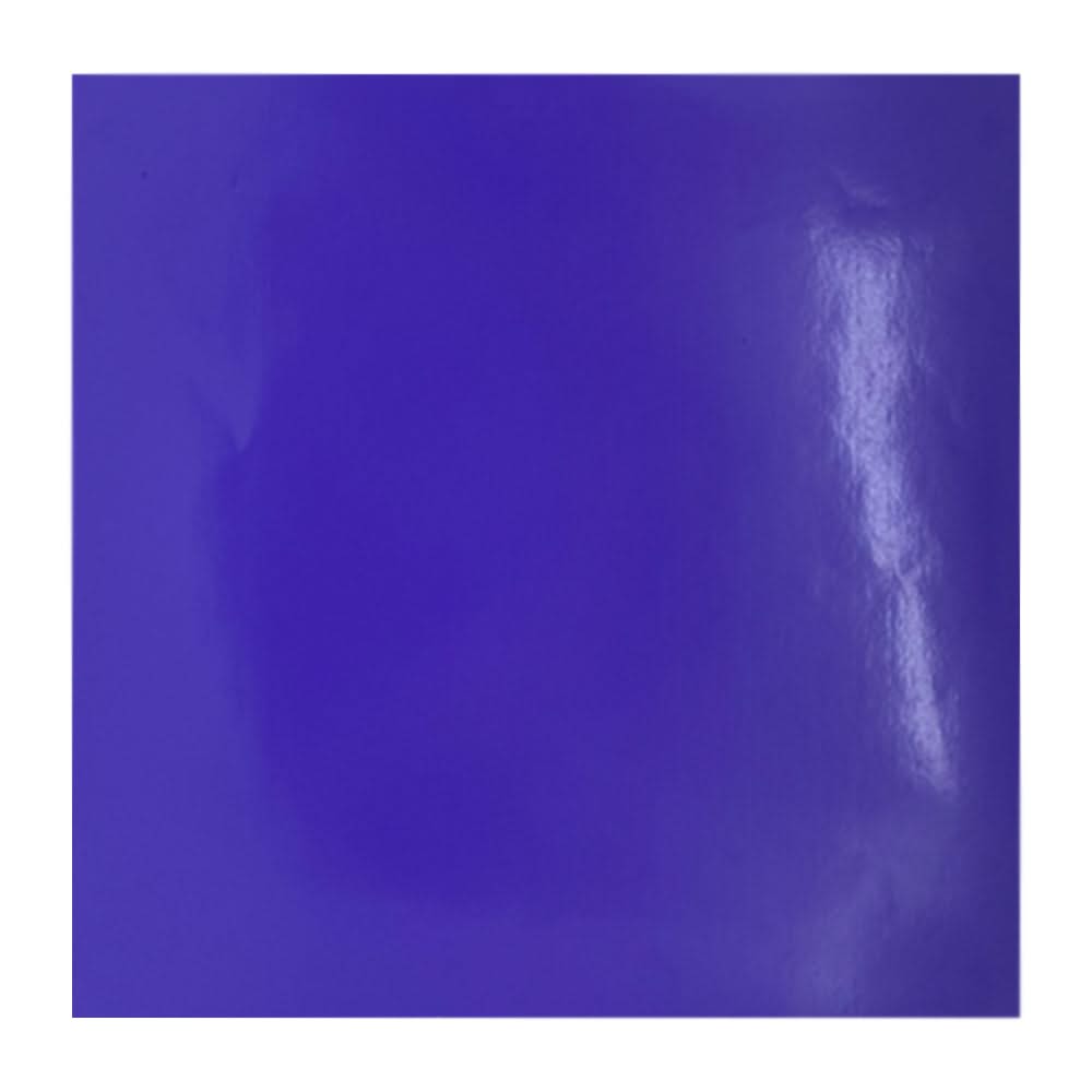 Universal Crafts High Gloss Vinyl Single Sheet 12in x 12in - Blue Viol ...