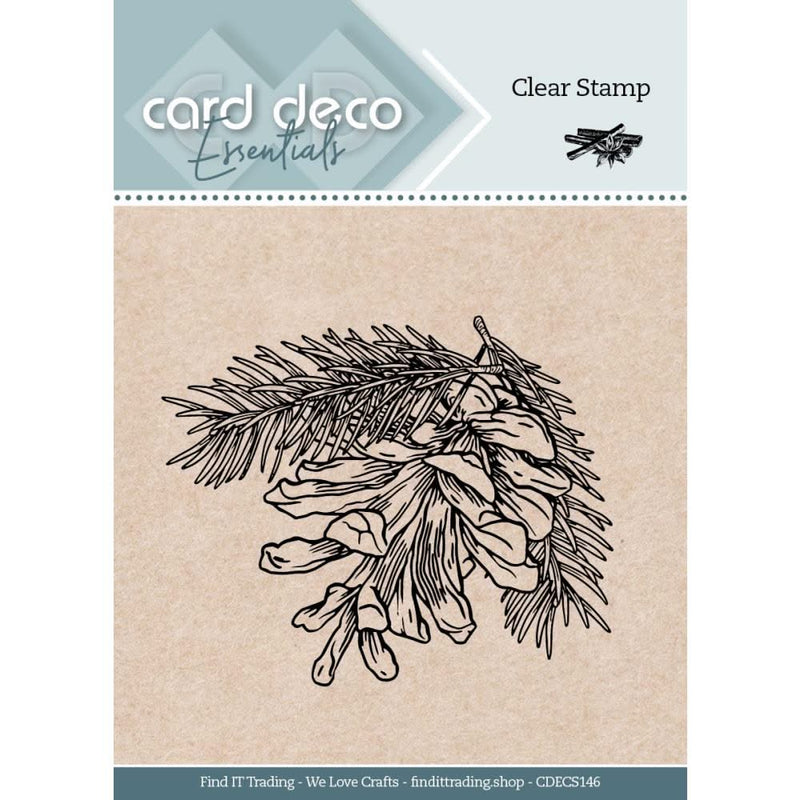 Find It Trading Card Deco Essentials Clear Stamps Pine Cone – CraftOnline