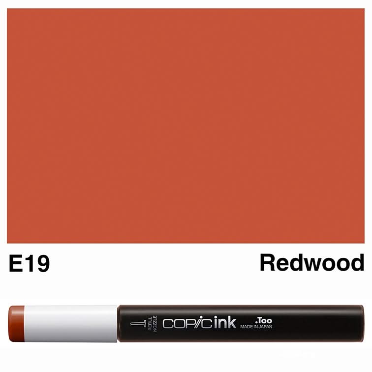 Copic Ink E19 - Redwood 12ml – CraftOnline