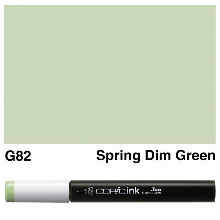 Copic Ink G82 - Spring Dim Green 12ml – CraftOnline