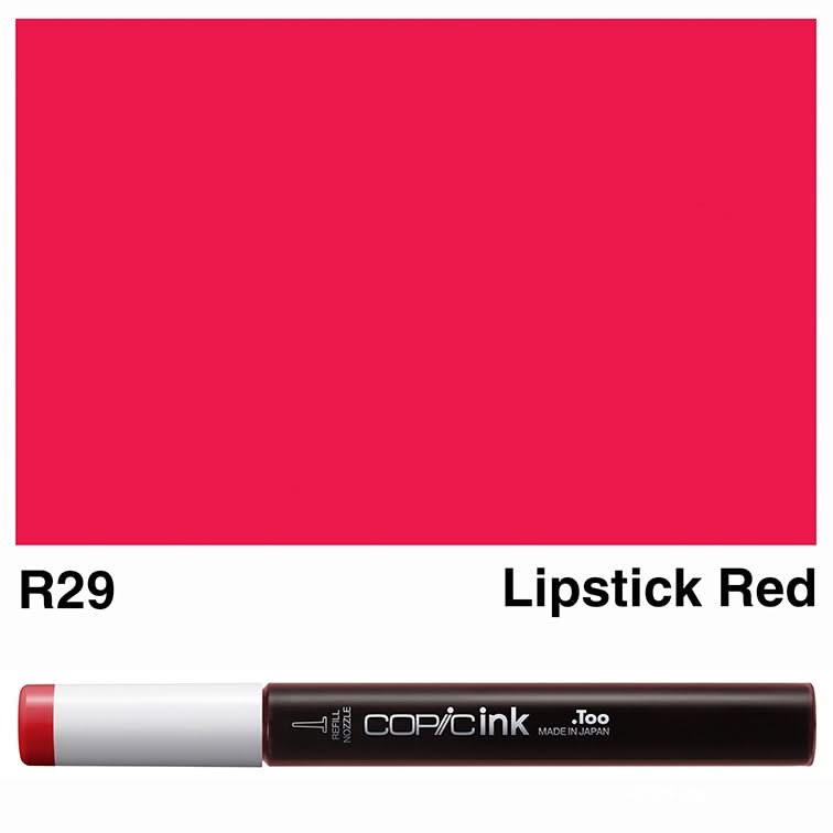 Copic Ink R29 - Lipstick Red 12ml* – CraftOnline