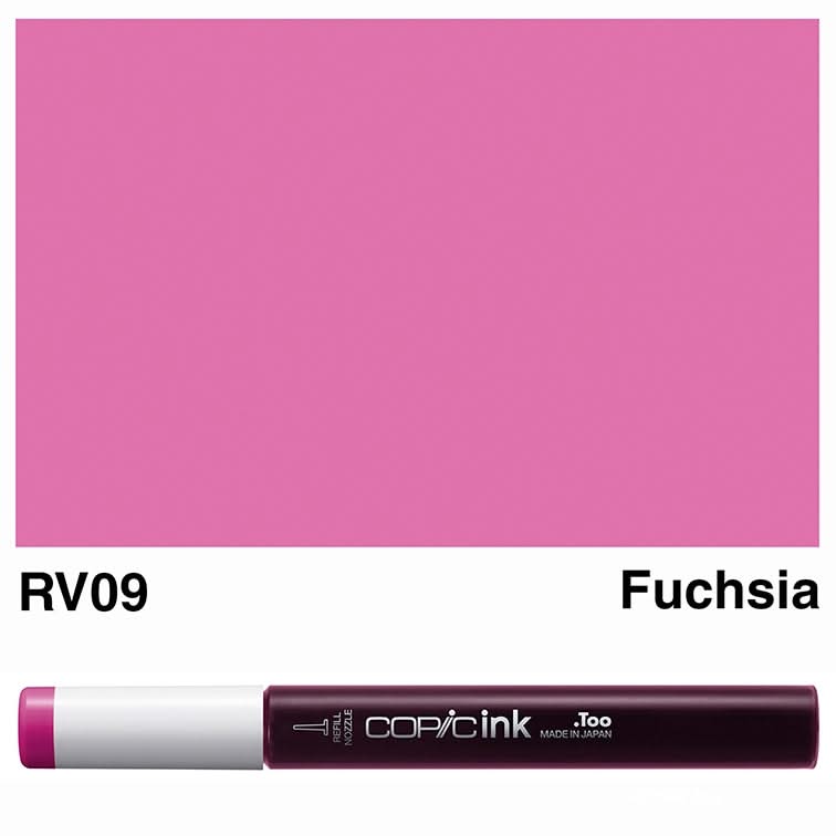 Copic Ink RV09 - Fuchsia 12ml – CraftOnline