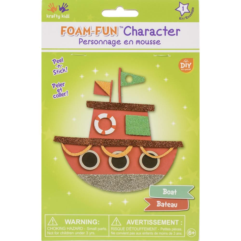 Multicraft Imports - DIY Foam-Fun Kit - Boat* – CraftOnline