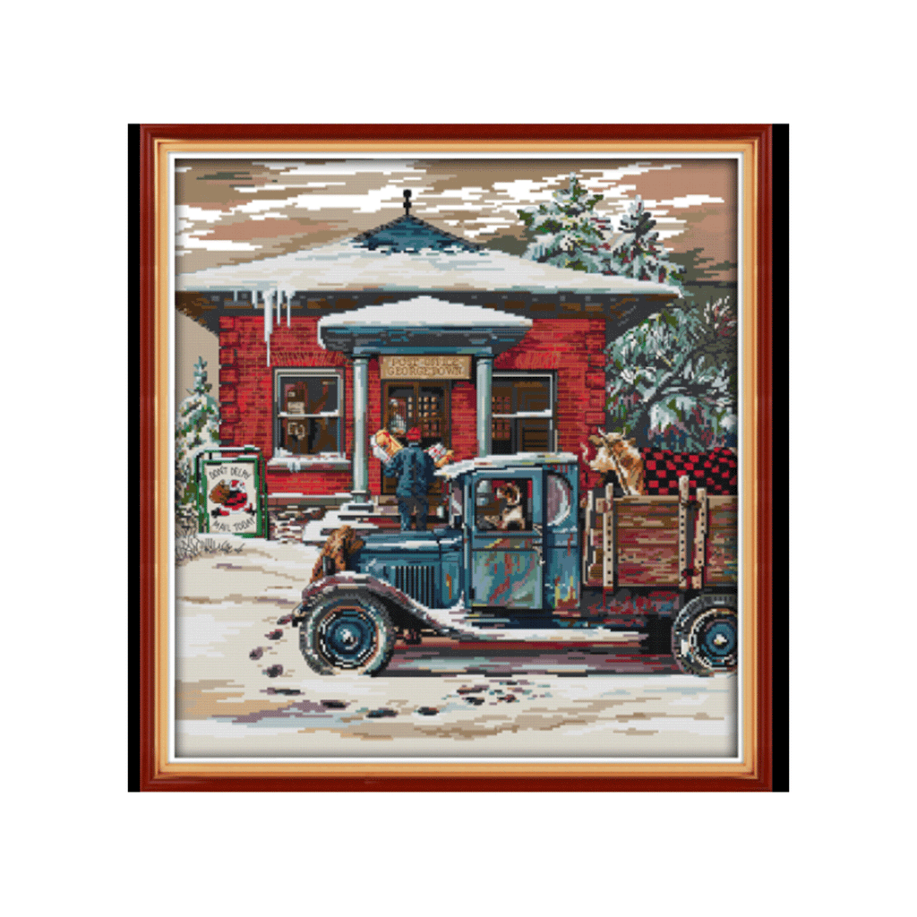 Poppy Crafts Christmas Cross Stitch Kit 36 - 49cm x 51cm* – CraftOnline