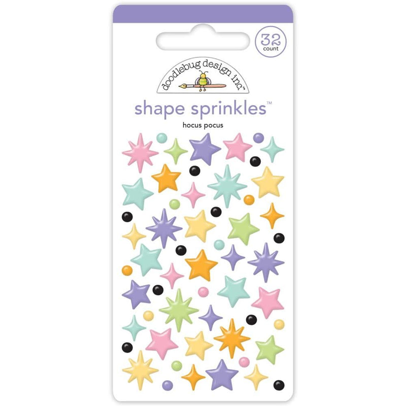 Doodlebug Sprinkles Adhesive Enamel Shapes Sweet & Spooky - Hocus Pocu – CraftOnline
