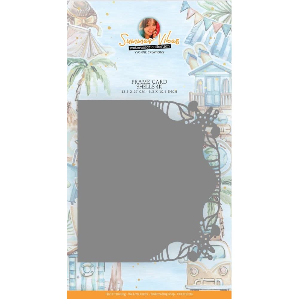 Find It Trading Yvonne Creations Die Frame Shells 4K, Summer Vibes ...