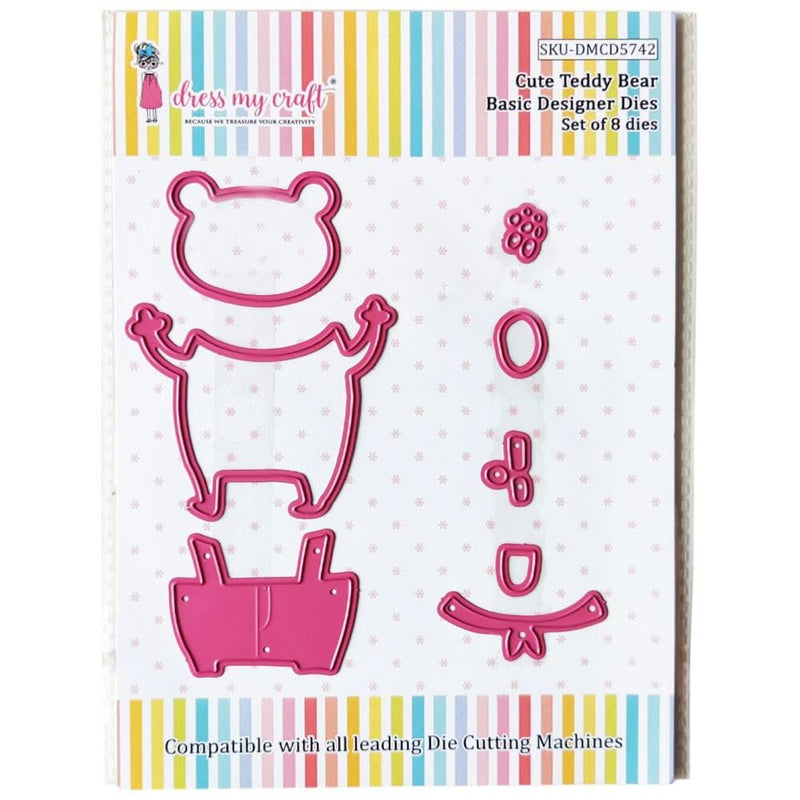 Dress My Craft Basic Designer Dies Cute Teddy Bear* – CraftOnline