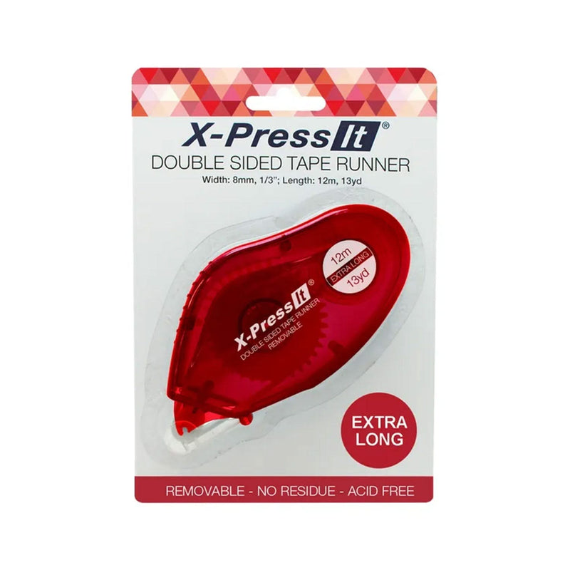 X-Press It Removable Double-Sided Tape Runner - 8mm x 12m – CraftOnline