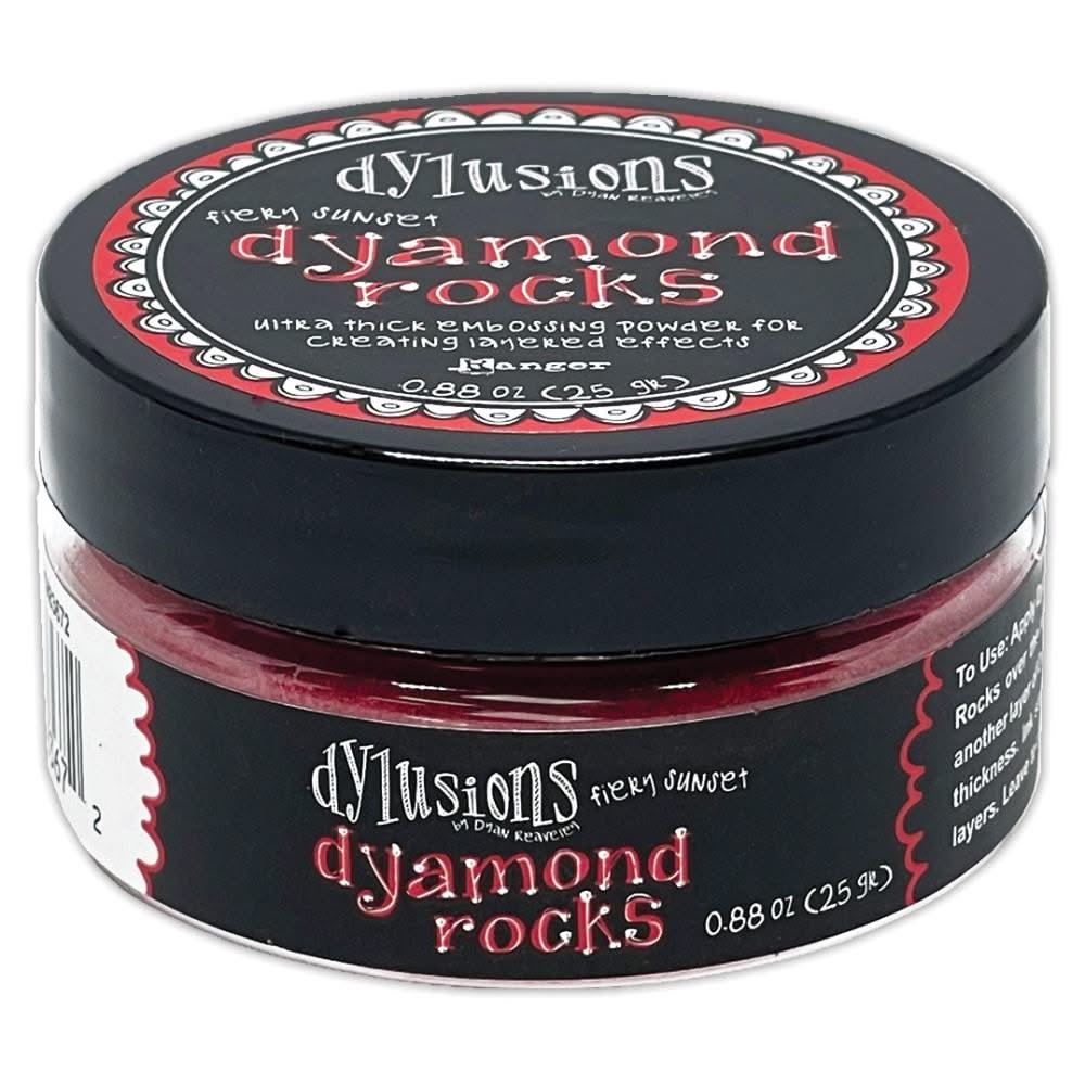 Dyan Reaveley Dylusions Dyamond Rocks - Fiery Sunset – CraftOnline