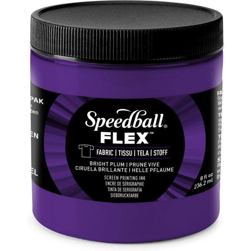 Speedball Flex Screen Printing Fabric Ink 8oz - Bright Plum – CraftOnline