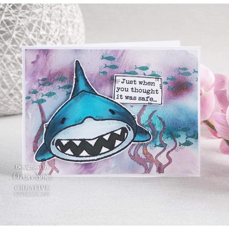 Woodware Clear Stamp 4"x6" - Jaws – CraftOnline
