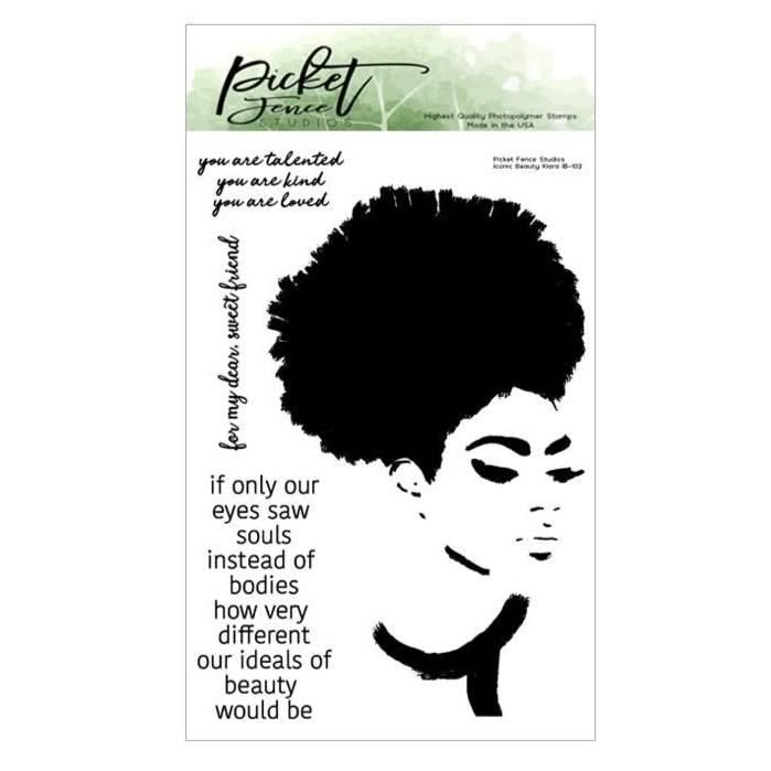 Picket Fence Studios 4"x6" Stamp Set - Iconic Beauty Kiara* – CraftOnline