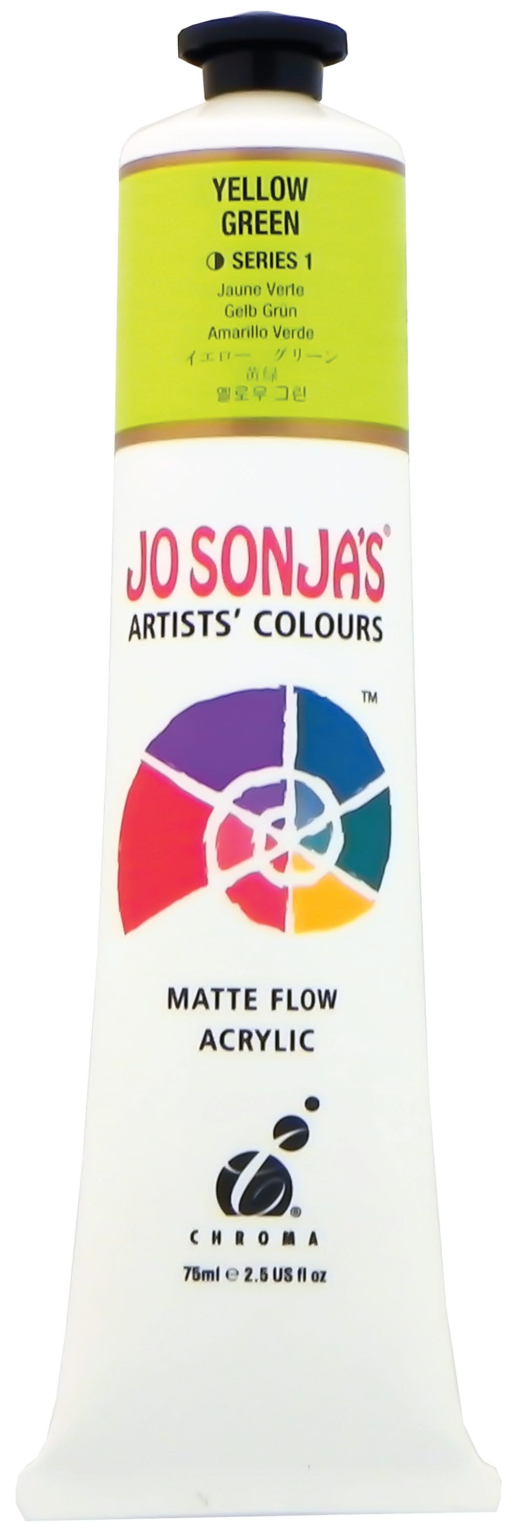 Jo Sonja Acrylic Paint S1 - Yellow Green 75ml – CraftOnline