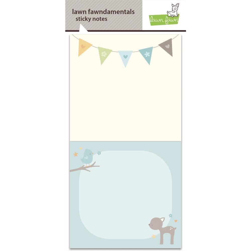 Lawn Fawn Sticky Notes 3in x 2.875in 2 pack - Into The Woods with 50 S ...