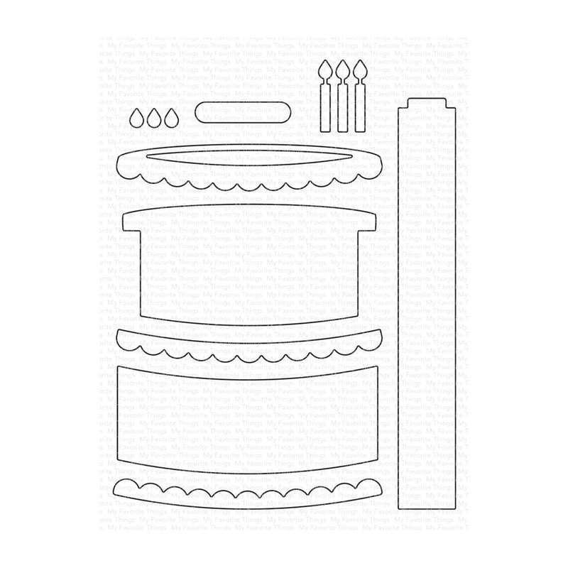 My Favorite Things Die-Namics Dies - Interactive Birthday Cake ...
