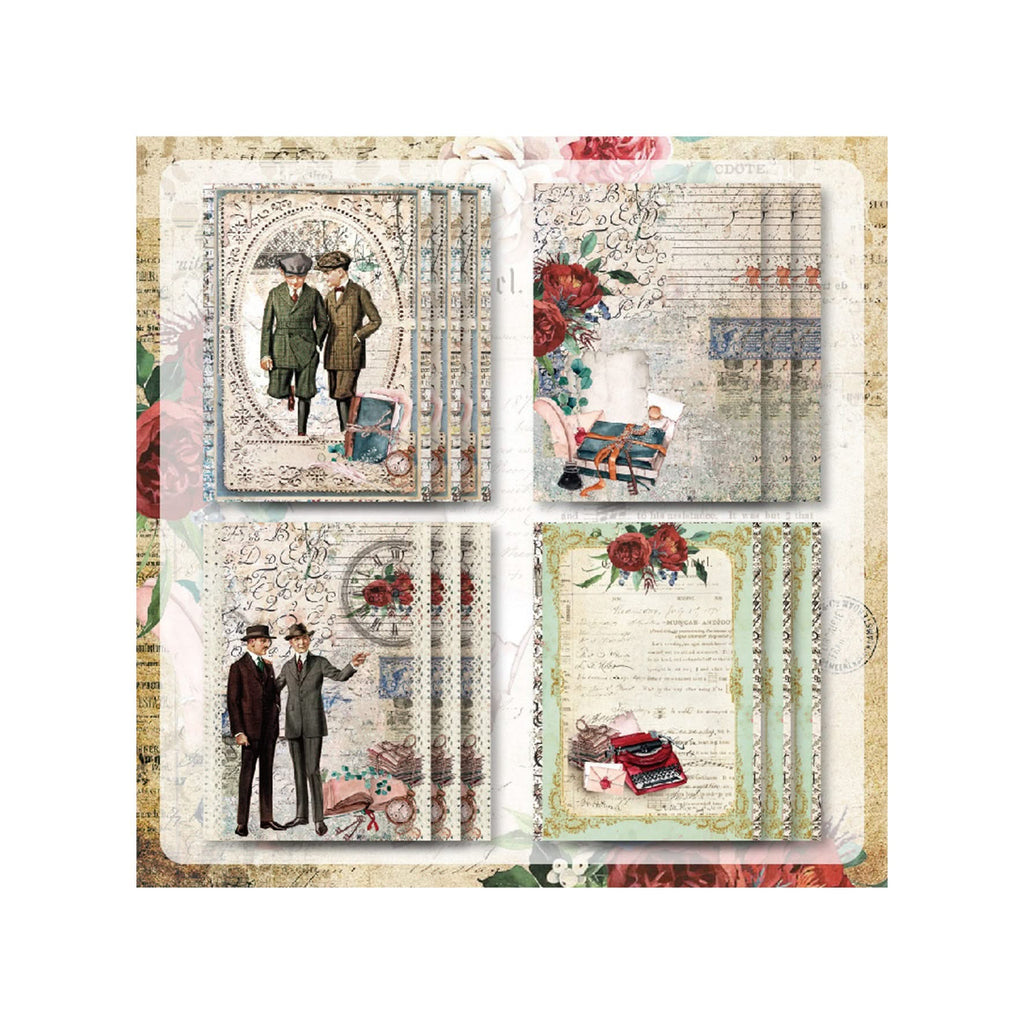 Poppy Crafts Vintage A6 Scrap Paper - Murmure* – CraftOnline