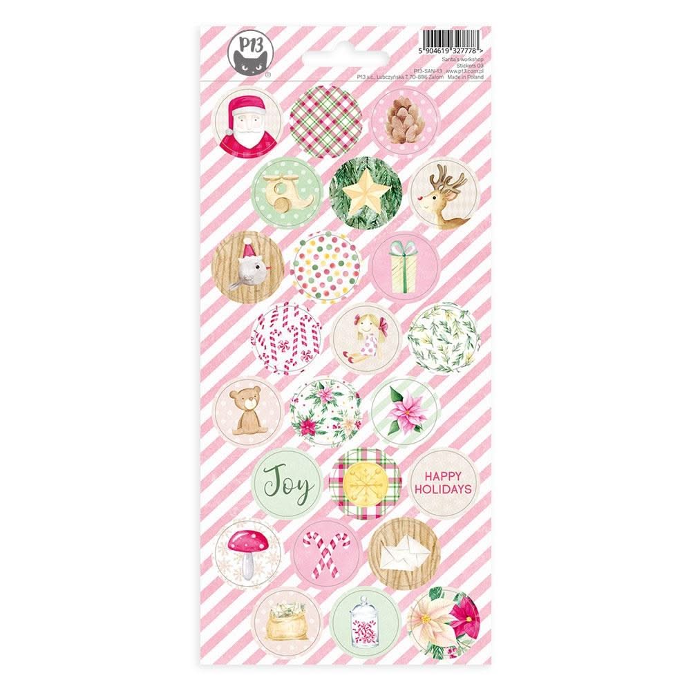 P13 Santa's Workshop Cardstock Stickers #03* – CraftOnline