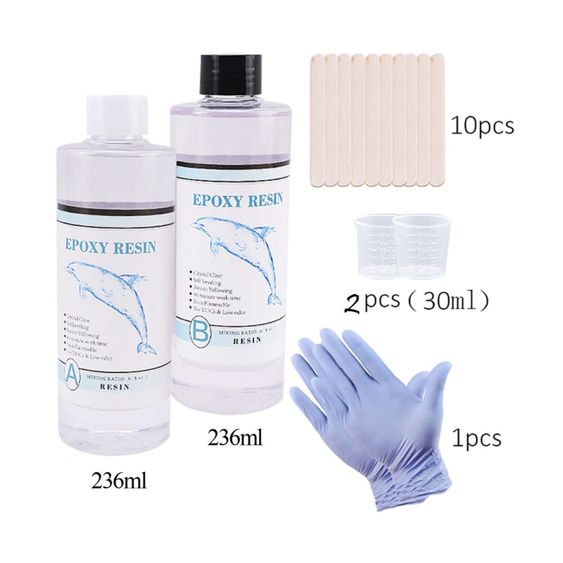 Poppy Crafts Epoxy Resin 16 oz - 8oz Resin, 8oz Hardener – CraftOnline