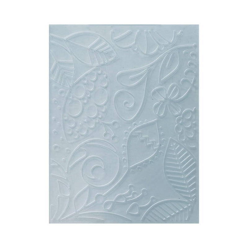 Poppy Crafts Embossing Folder #296 - Retro Leaves – CraftOnline