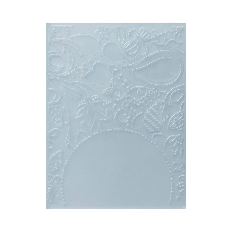 Poppy Crafts Embossing Folder #307 - Retro Florals – CraftOnline