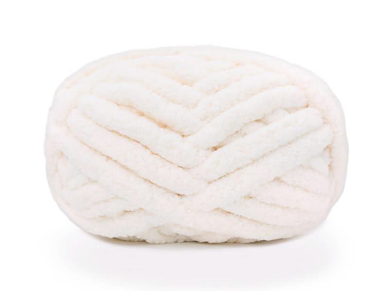 Poppy Crafts Puff Ball Yarn - White – CraftOnline