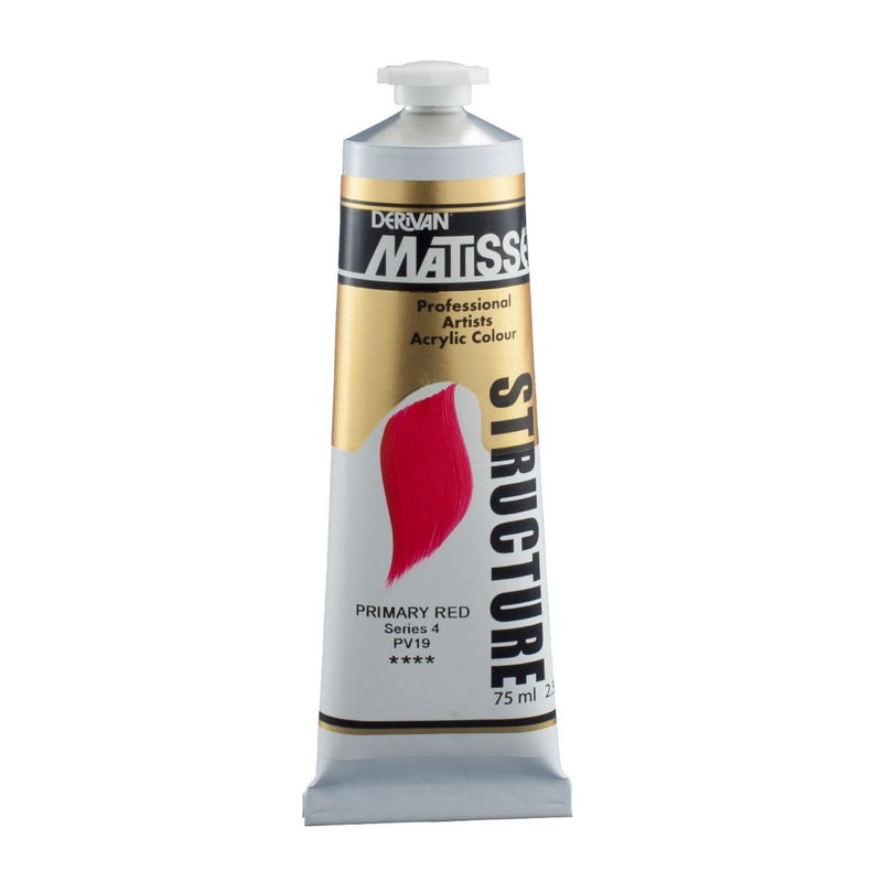 Matisse Structure Paint 75mL - Primary Red – CraftOnline