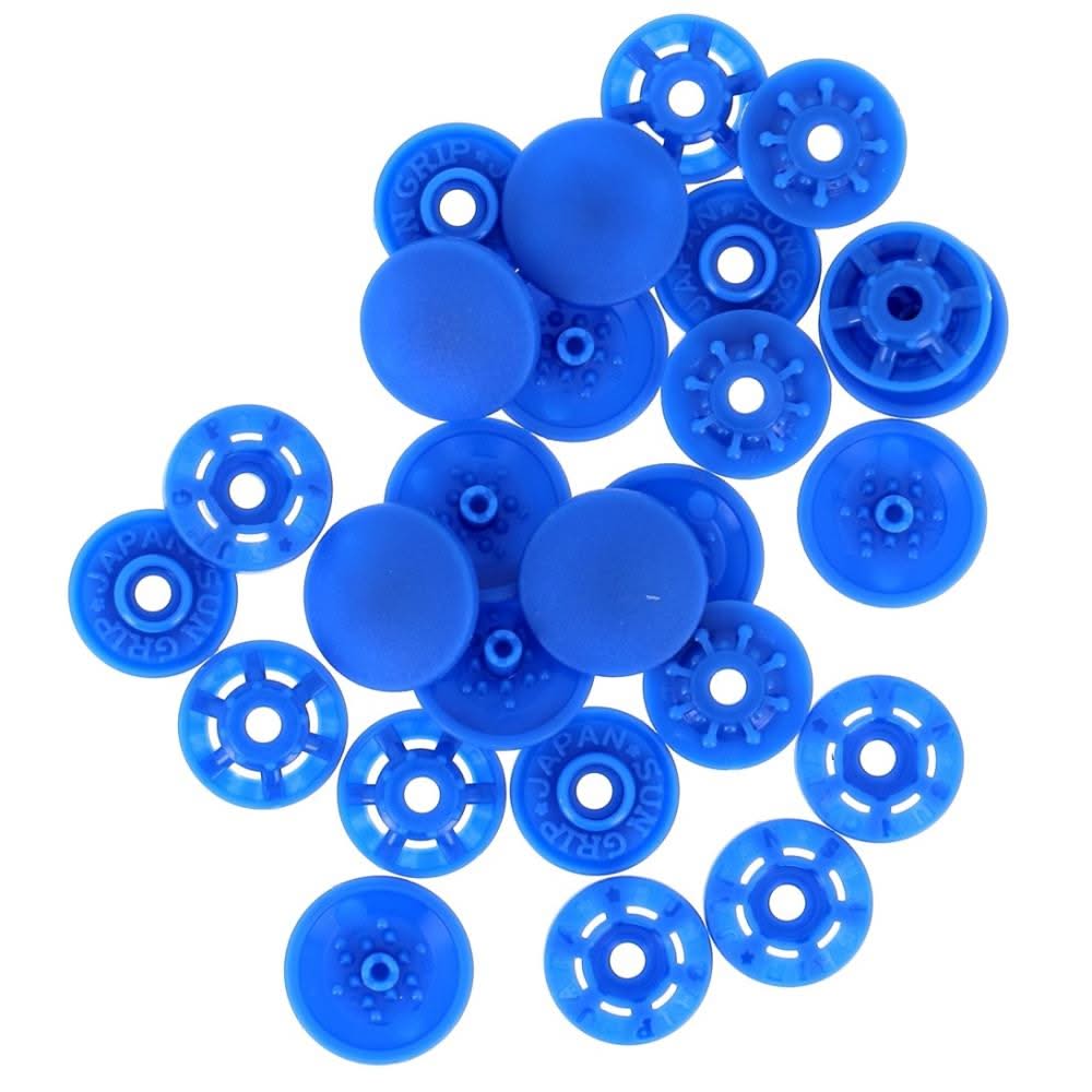 Bohin Finger Snap Fasteners 13mm (1/2") 8 Sets - Royal Blue* – CraftOnline