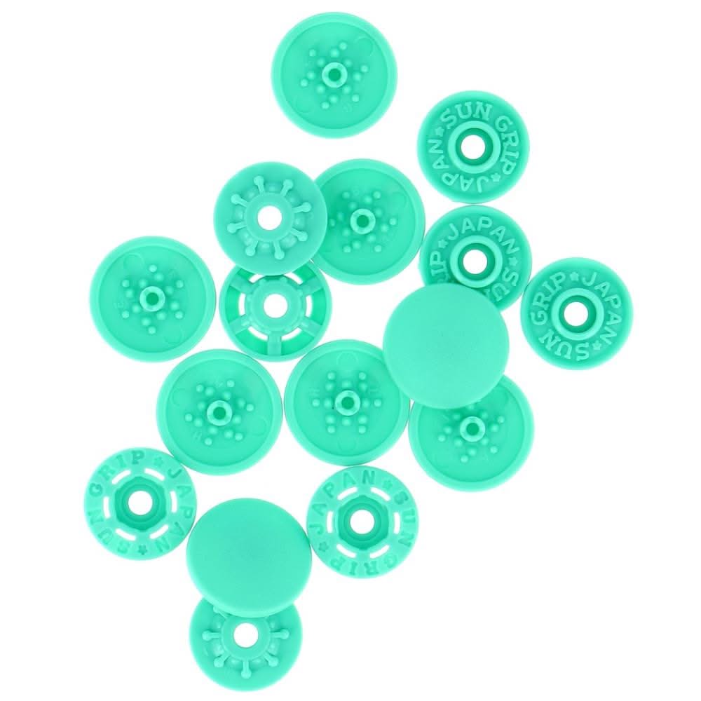Bohin Finger Snap Fasteners 13mm (1/2") 8 Sets - Mint Green* – CraftOnline