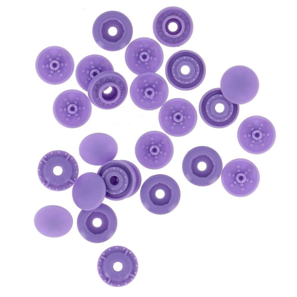 Bohin Finger Snap Fasteners 9mm (3/8") 8 Sets - Mauve* – CraftOnline