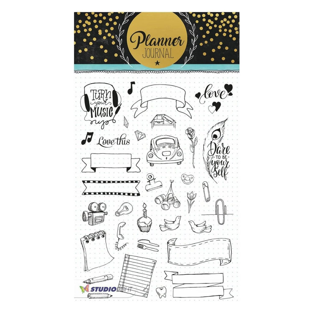 Studio Light Planner Journal A5 Stamp - No.8 – CraftOnline