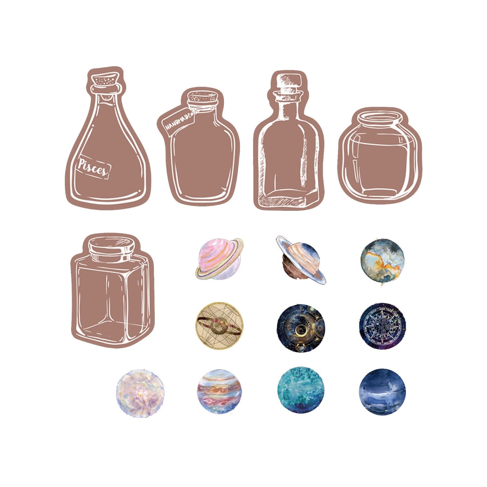 Poppy Crafts Mo Card stickers - 40 Pack - Star – CraftOnline