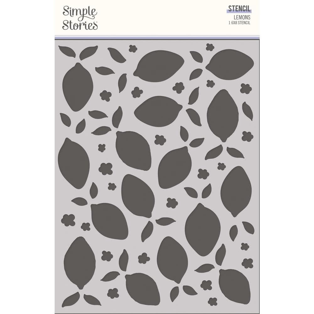 Simple Stories The Little Things Stencil 6"X8" Lemons* – CraftOnline