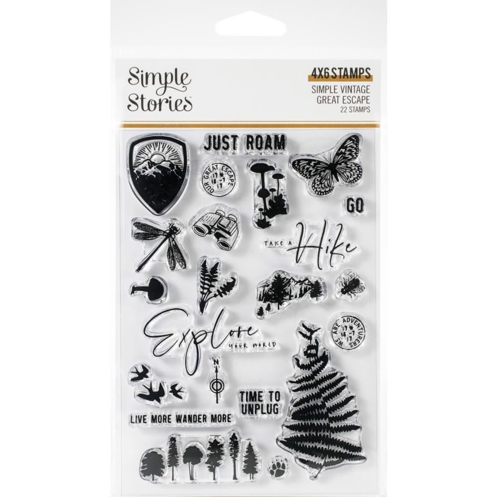 Simple Vintage Great Escape Photopolymer Clear Stamps* – CraftOnline