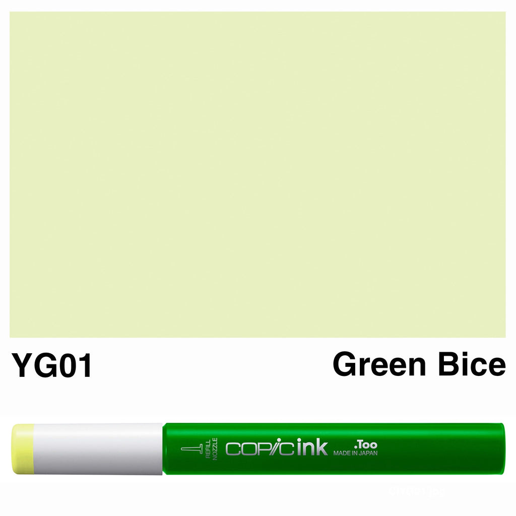 Copic Ink YG01-Green Bice – CraftOnline