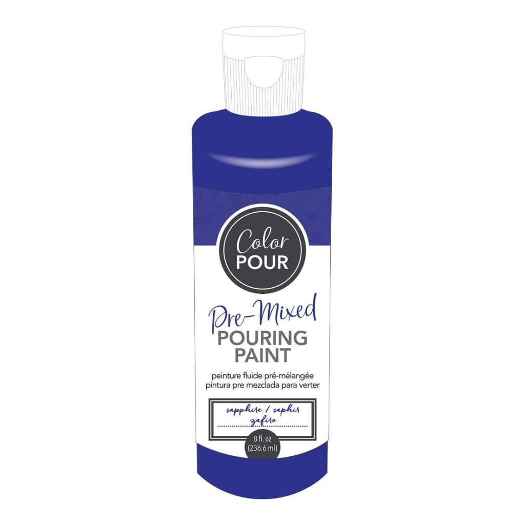 American Crafts Colour Pour Pre-Mixed Paint 8oz Sapphire – CraftOnline