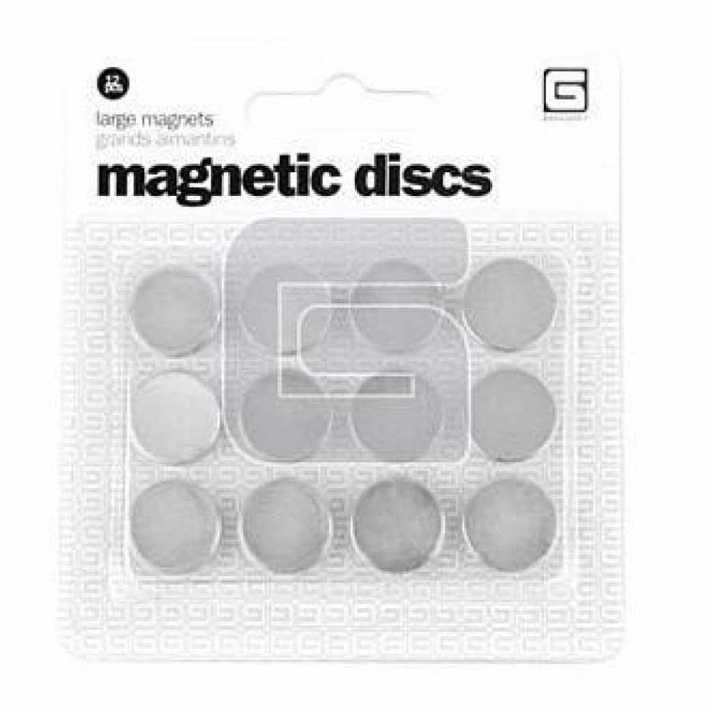 Basic Grey Large Magnetic Discs – CraftOnline