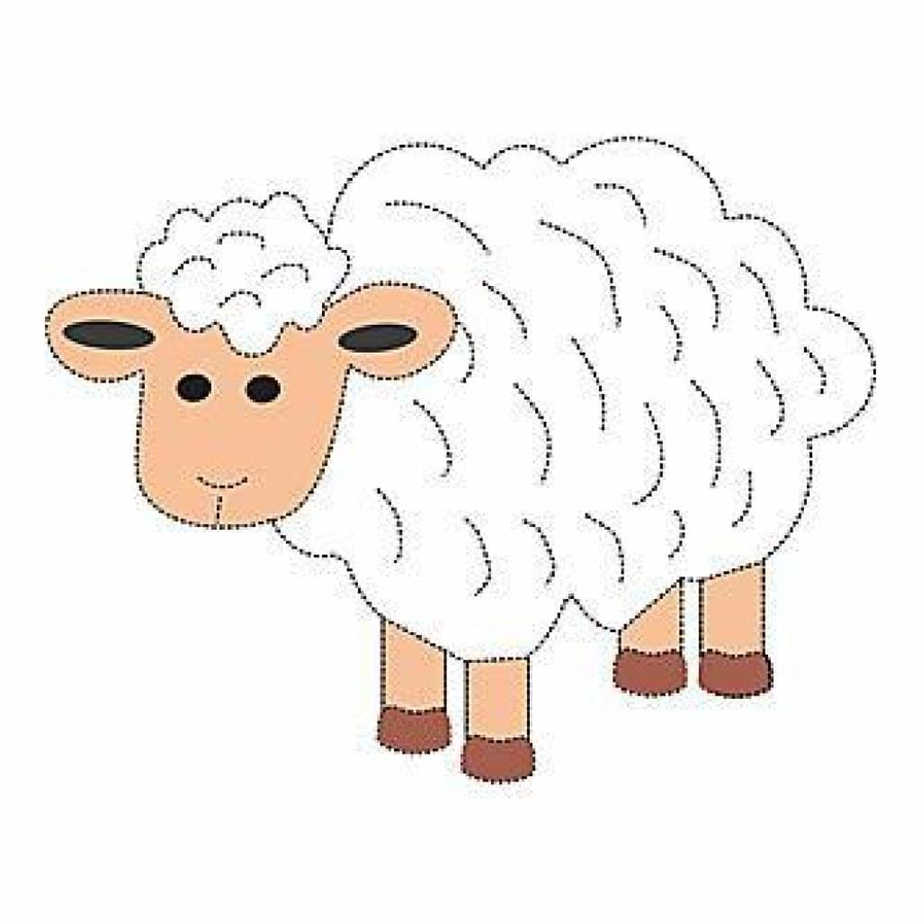 Cheery Lynn Sheep Applique Cut Stitch – CraftOnline